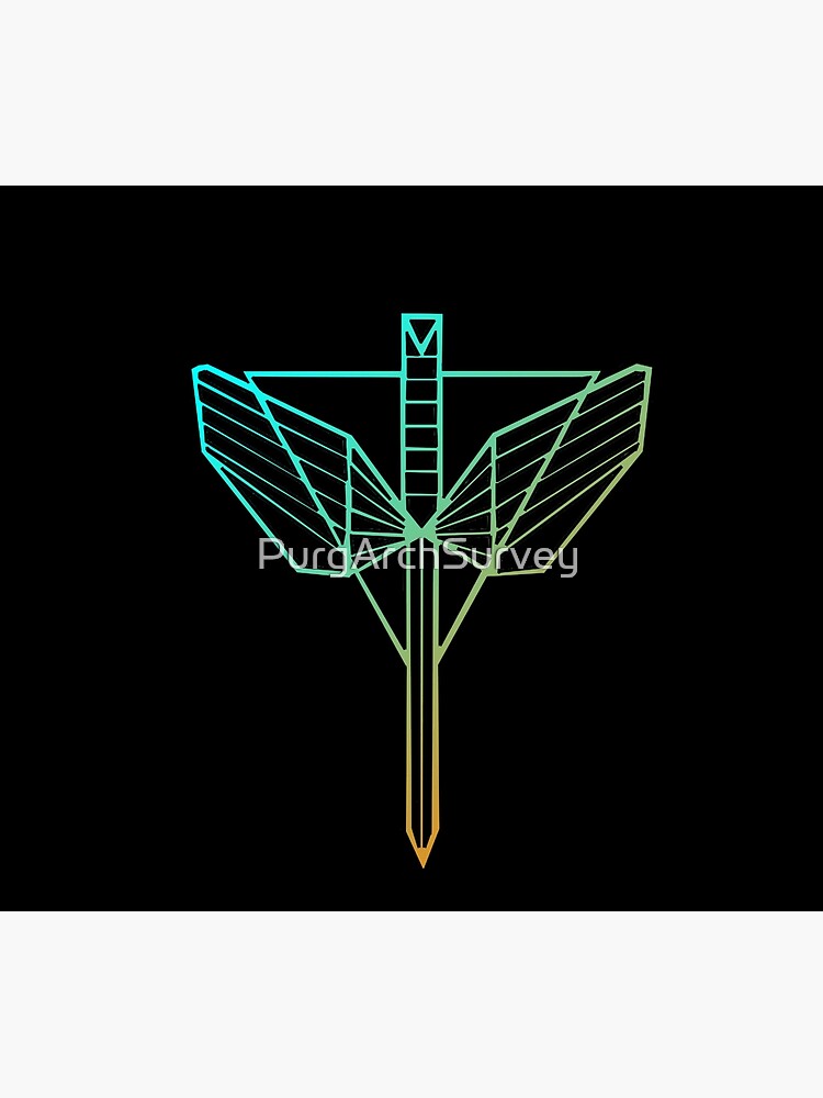 "Ghost River Triangle Guardians Symbol" Photographic Print for Sale by ...