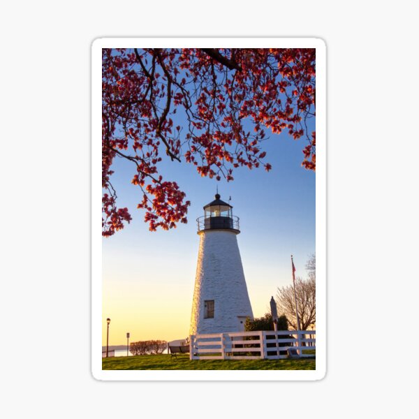 "Concord Point Lighthouse Glow" Sticker for Sale by joywgoldman | Redbubble