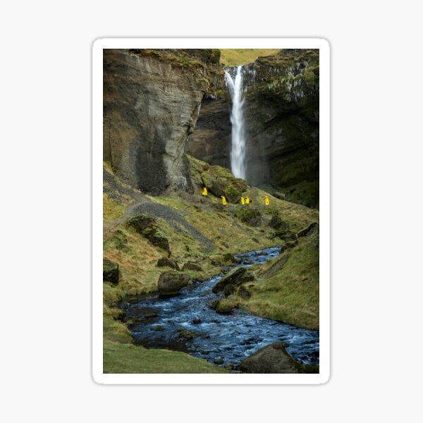 "Iceland Waterfall Experience" Sticker for Sale by cjr0106 | Redbubble