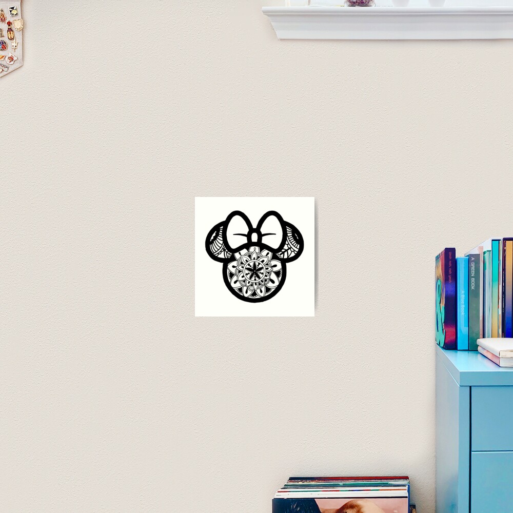 "Minnie Mouse Mandala " Art Print by juicycreations | Redbubble
