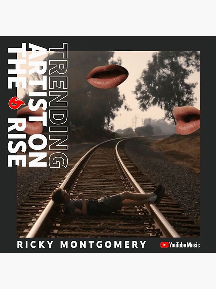 "Ricky Montgomery." Sticker for Sale by Daryam34 | Redbubble