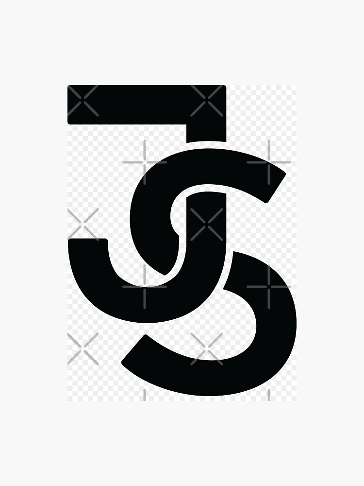 "Js Logo " Sticker for Sale by Gjseller | Redbubble