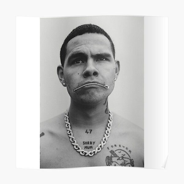 "Slowthai." Poster for Sale by Minacoor | Redbubble
