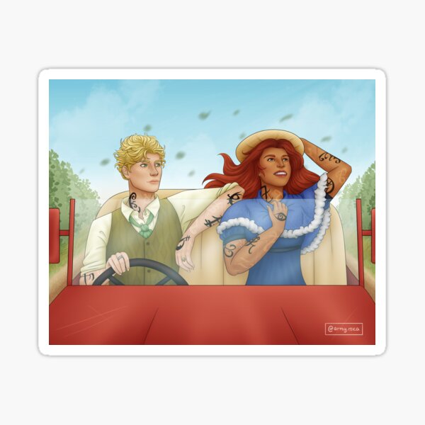 "Cordelia Carstairs and Matthew Fairchild - TLH" Sticker for Sale by ...