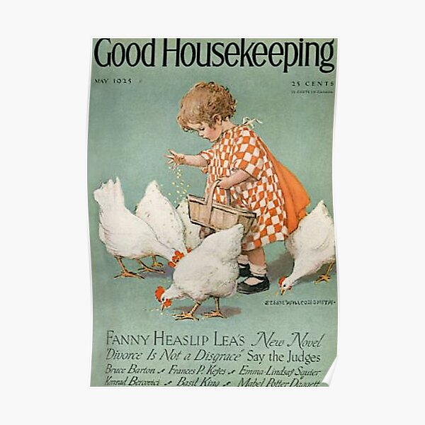 "vintage good housekeeping magazine cover" Poster for Sale by ...