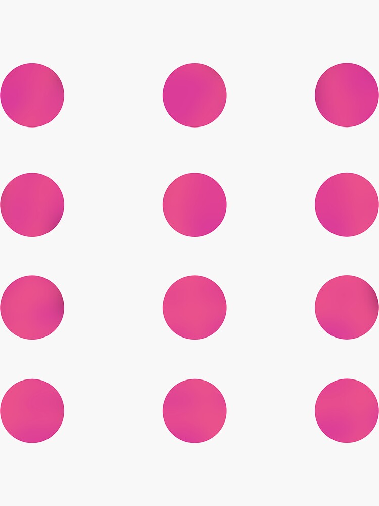 Pegatina «Círculo degradado color rosa neón pegatina» de worldoffiction ...