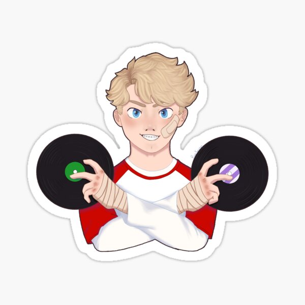 "TommyInnit Sticker" Sticker for Sale by heylookitsPONK | Redbubble