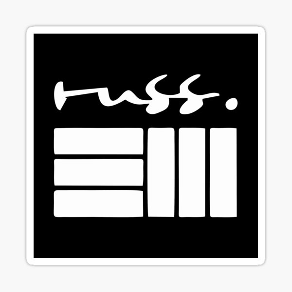 "Russ Rapper Russ Russ Best On Earth -Best Logo" Sticker for Sale by ...