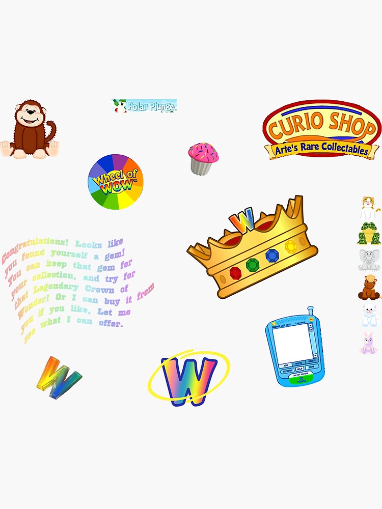 "Webkinz Pack Sticker" Sticker for Sale by TalbotElizabeth | Redbubble