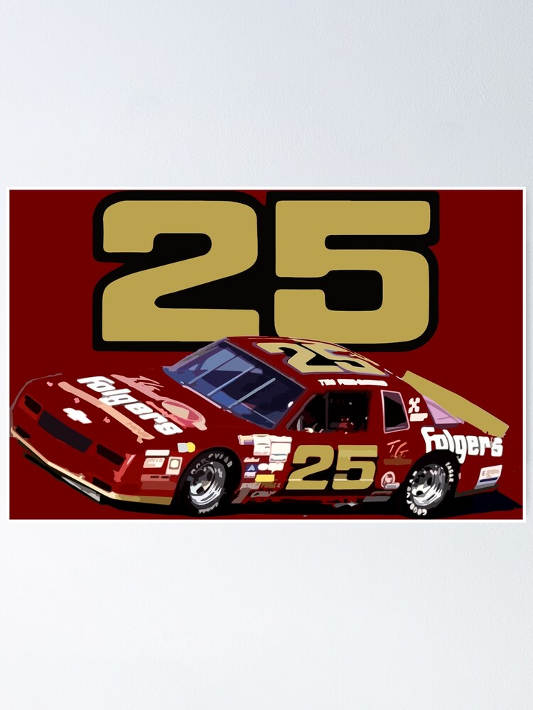 "Tim Richmond #25" Poster for Sale by FromThe8Tees | Redbubble