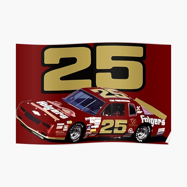 "Tim Richmond #25" Poster for Sale by FromThe8Tees | Redbubble
