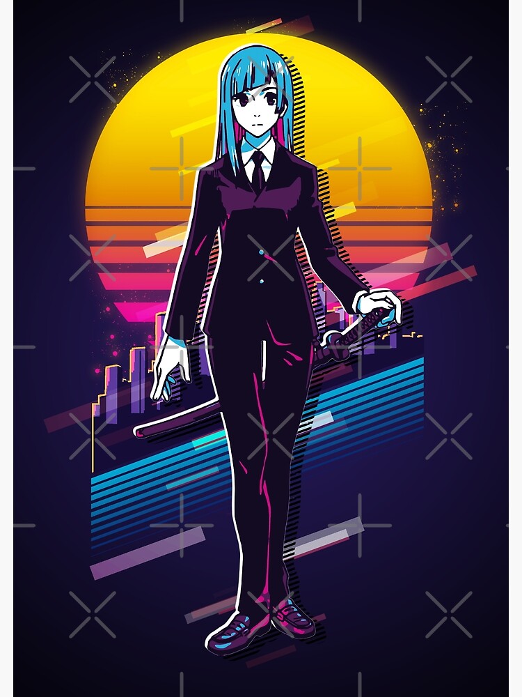 "Jujutsu Kaisen - Kasumi Miwa *80s retro*" Poster by MyRetroArt | Redbubble