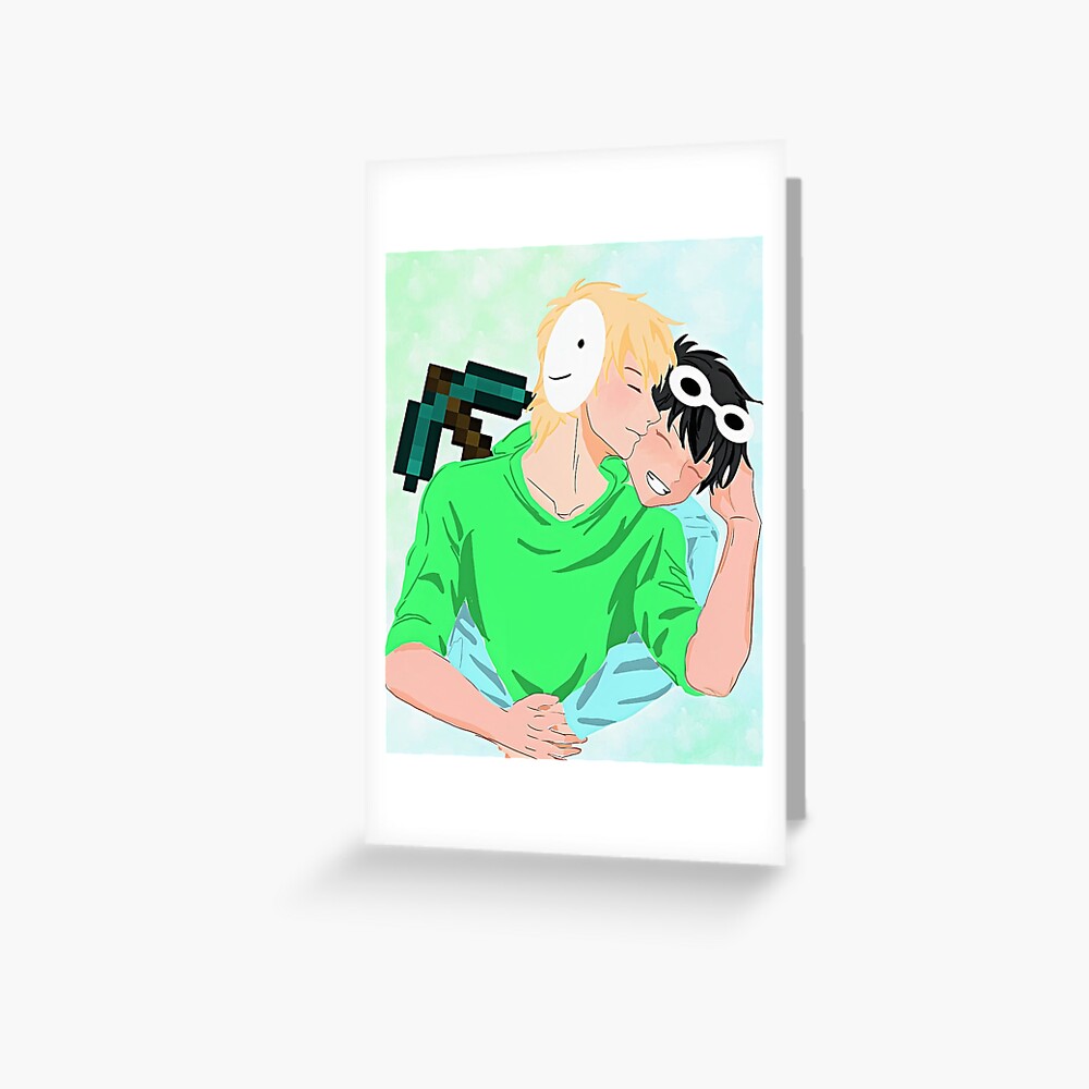 "dreamnotfound dreamwastaken and georgenotfound hugging" Greeting Card ...