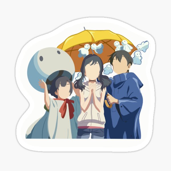 "Weathering With You" Sticker by PeachNectarArt | Redbubble