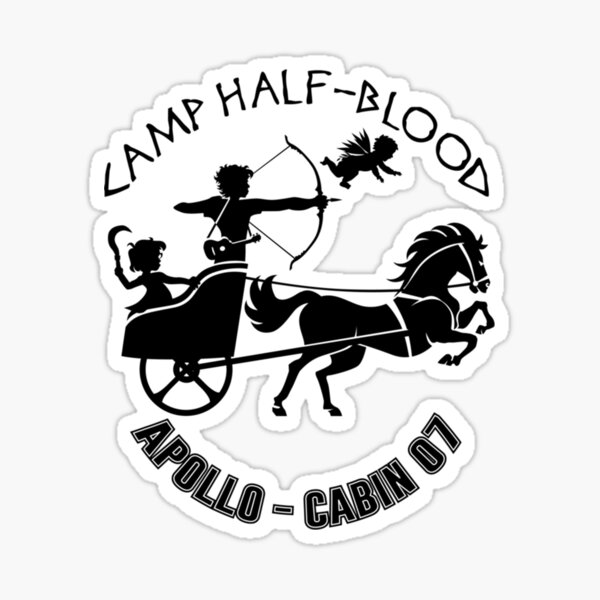 "Graphics Apollo Chb Cabin Custom Camp Half" Sticker by NettlesCampHalf ...