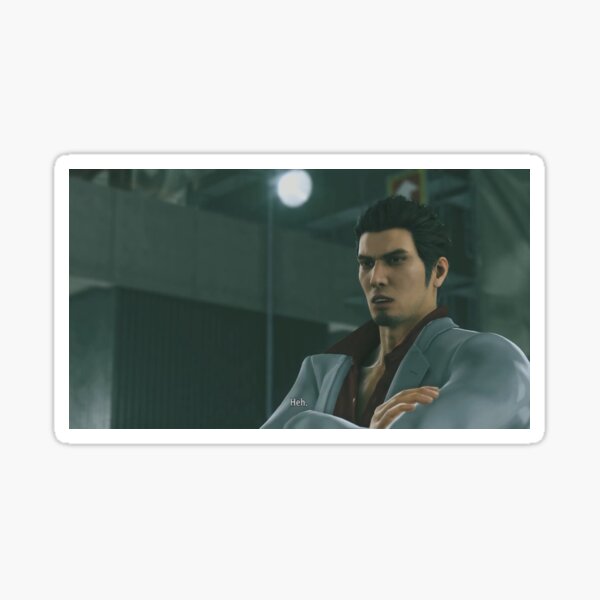 "Yakuza Kiryu" Sticker for Sale by JetSetJustin | Redbubble