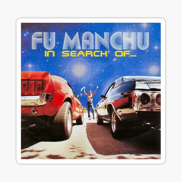 Fu Manchu Stickers | Redbubble