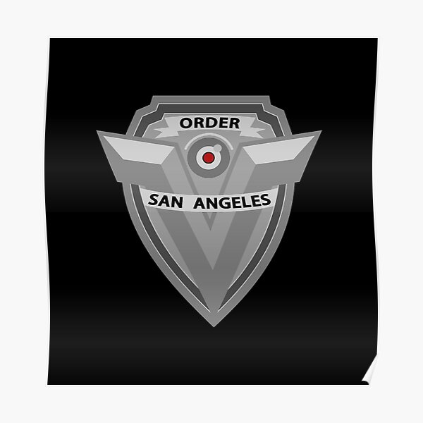 "Demolition Man San Angeles Police Badge Logo Sign" Poster by NerdsLoot ...