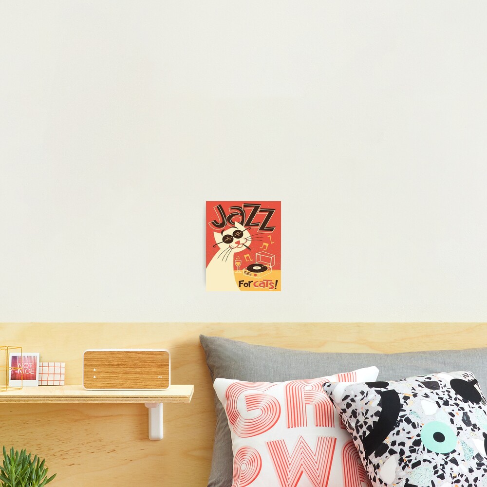 "Jazz Cat" Poster for Sale by TheNobleGent | Redbubble