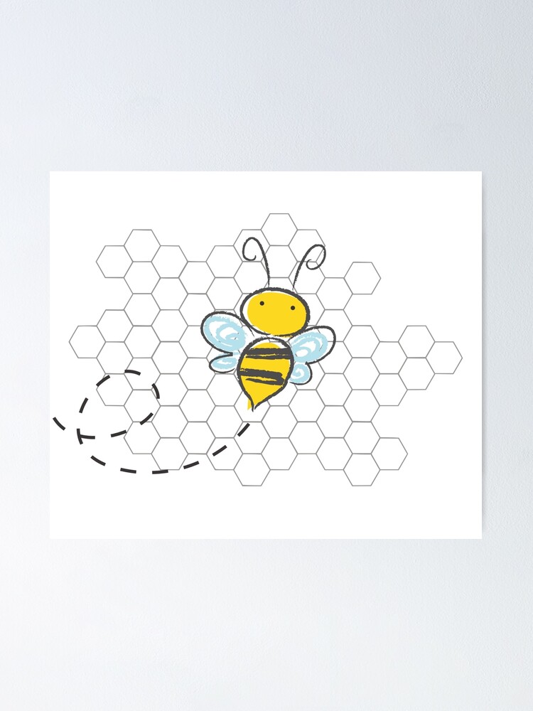 "Cute Bee" Poster for Sale by charli-rose | Redbubble