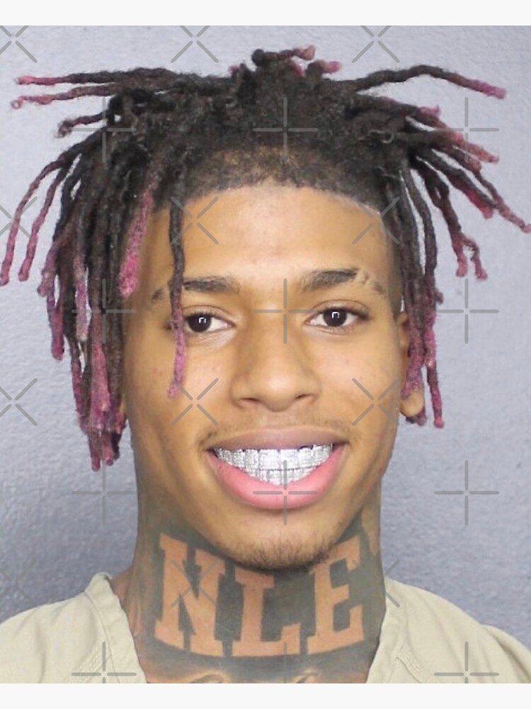 "NLE CHOPPA SMILING MUGSHOT" Sticker for Sale by CartiOnBubble | Redbubble