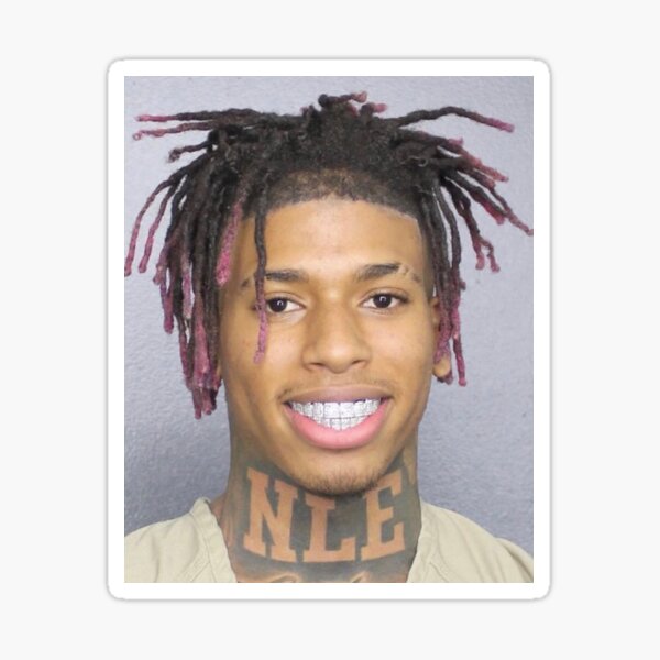 "NLE CHOPPA SMILING MUGSHOT" Sticker for Sale by CartiOnBubble | Redbubble
