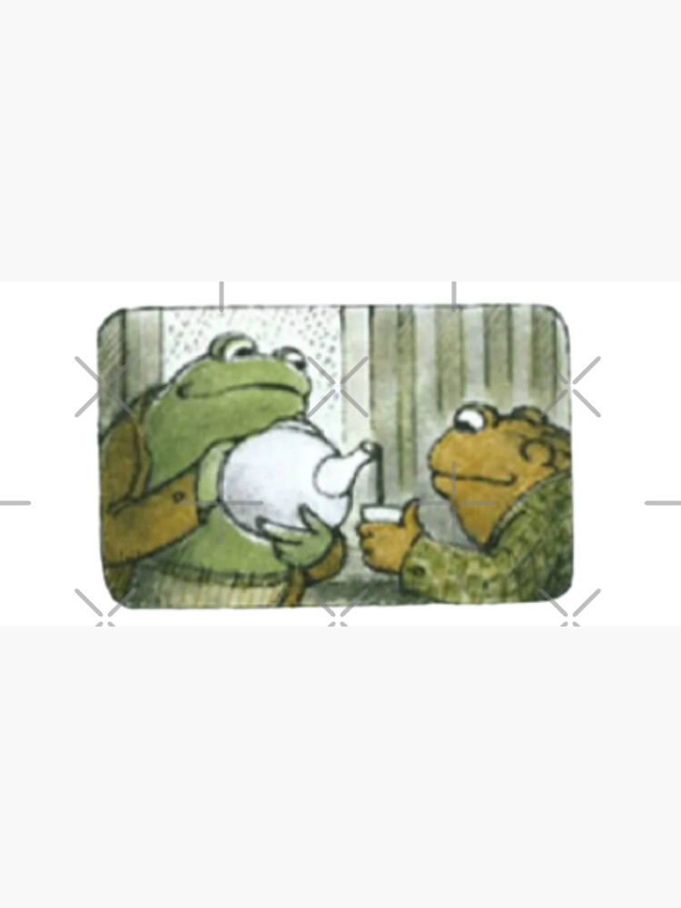 "Frog and Toad Drink Tea" Art Print for Sale by Jiul | Redbubble
