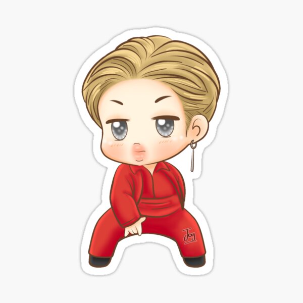 "Jimin" Sticker by joy2035 | Redbubble
