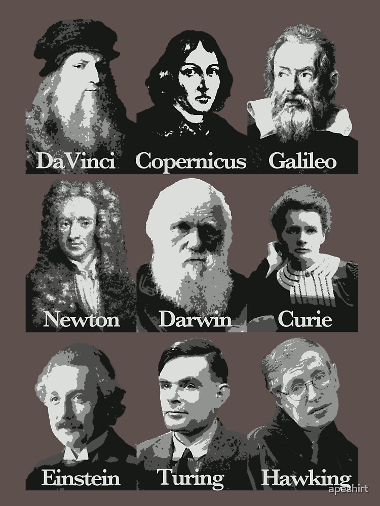 "The Apostles of Science" T-shirt for Sale by apeshirt | Redbubble ...
