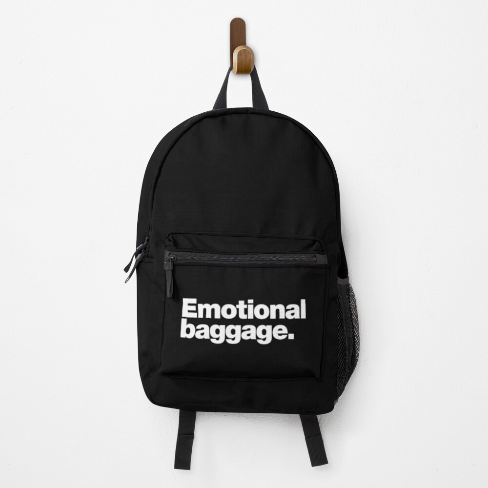 "Emotional baggage." Backpack for Sale by chestify | Redbubble