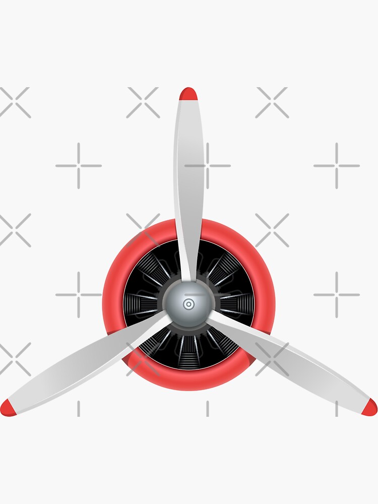 "Propeller" Sticker by jetmike | Redbubble