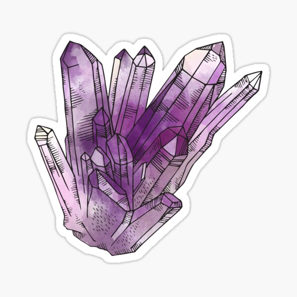 Sticker: Amethyst | Redbubble