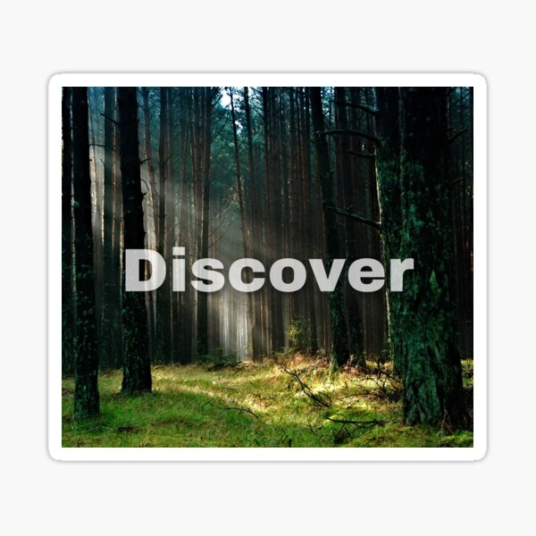 "Discover" Sticker for Sale by Rb-insta | Redbubble