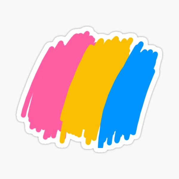 "Pan Pride" Sticker for Sale by sassyeuclid | Redbubble