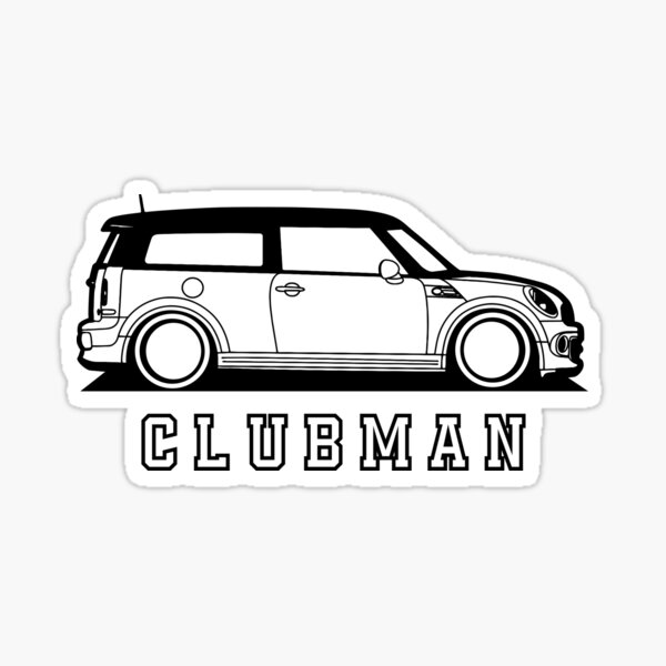 "Mini Cooper Clubman" Sticker for Sale by IssKa | Redbubble