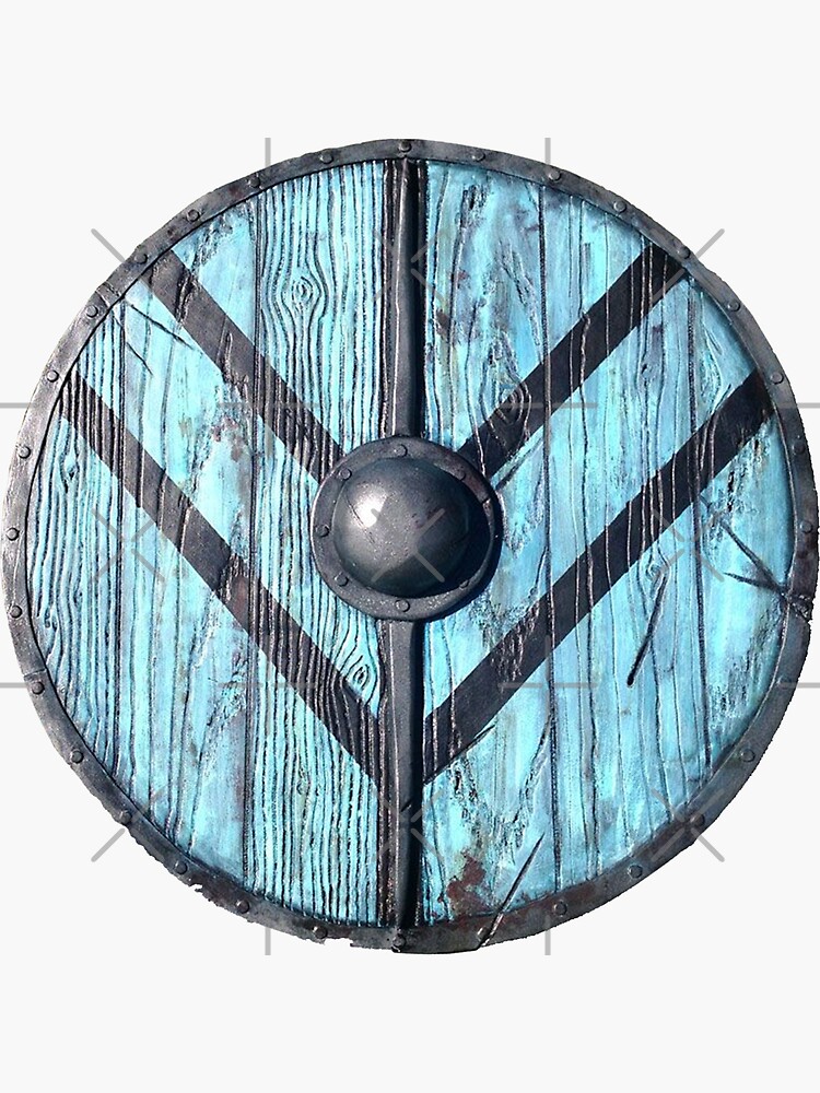 "Viking Shield" Sticker for Sale by Harley-Jay | Redbubble