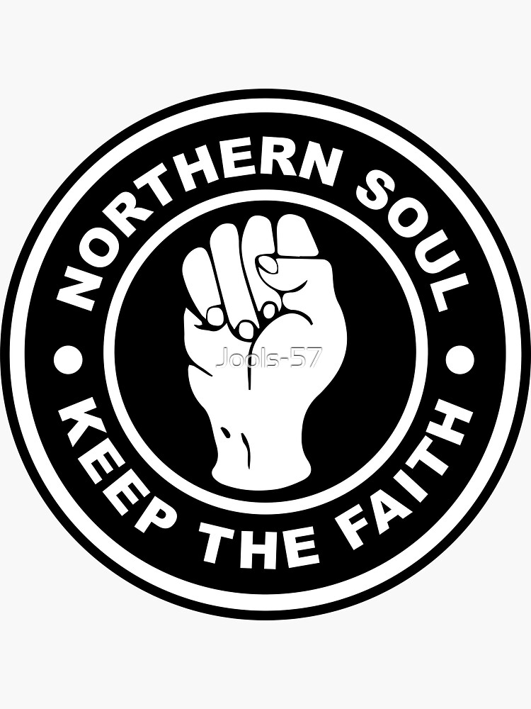 "Northern Soul" Sticker for Sale by Jools-57 | Redbubble