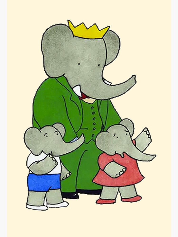 "Babar and his family " Photographic Print by Fempreneurs | Redbubble
