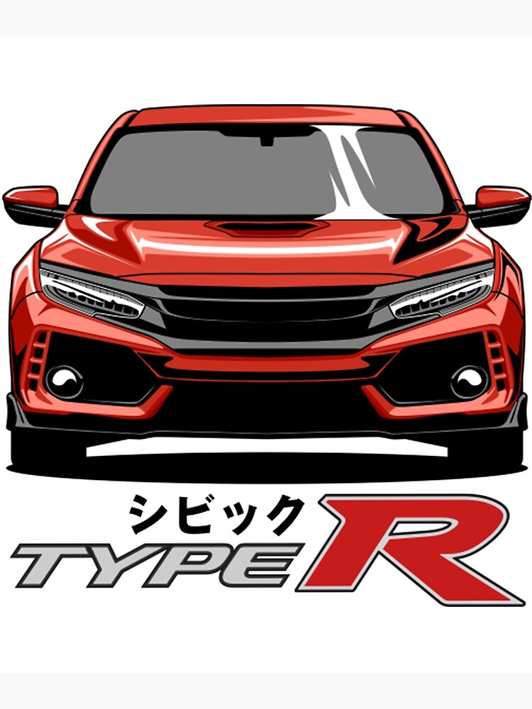 "Honda Civic Type R FK8" Poster by BraapMoto | Redbubble