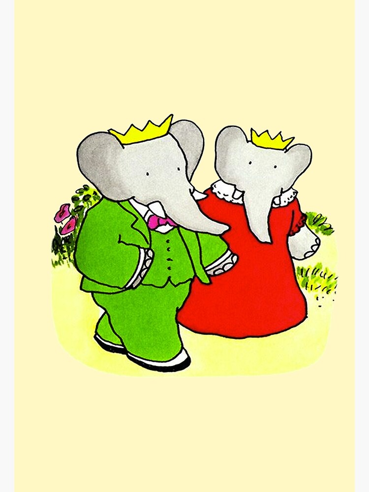 "Babar and his family " Poster by Fempreneurs | Redbubble