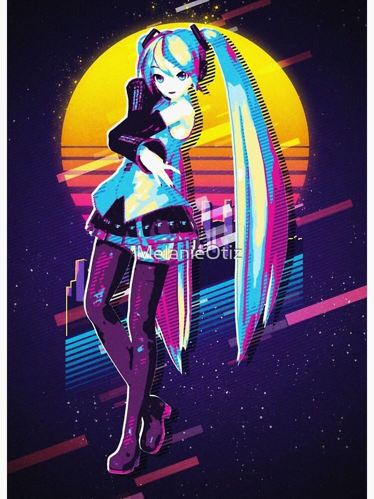 "Miku Retro Edition" Art Board Print for Sale by MelanieOtiz | Redbubble