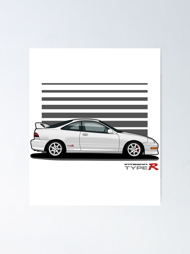 "Integra Type R " Poster for Sale by BraapMoto | Redbubble
