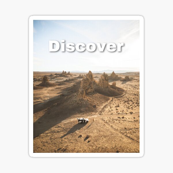 "Discover" Sticker for Sale by Rb-insta | Redbubble