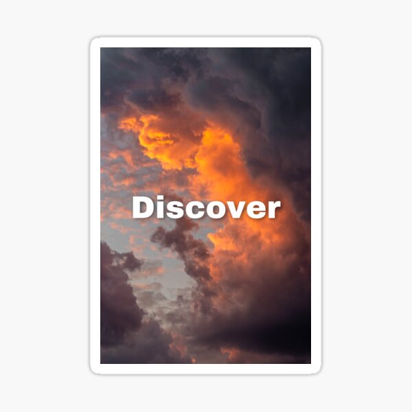 "Discover" Sticker for Sale by Rb-insta | Redbubble