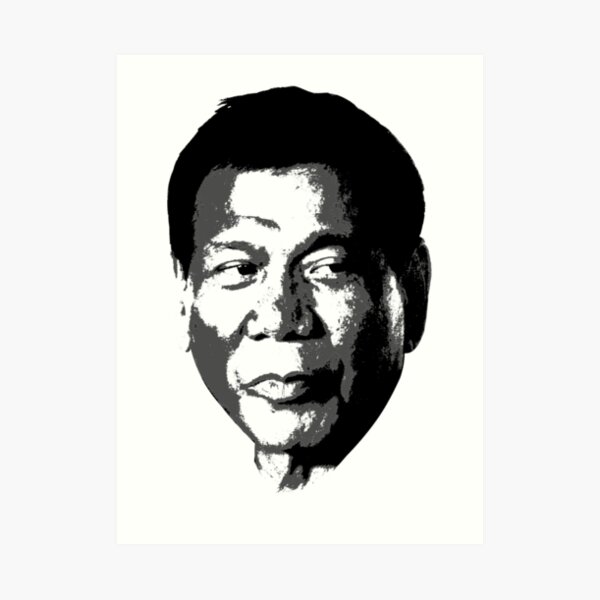 "Epic Duterte (shading)" Art Print for Sale by IsdaMan | Redbubble