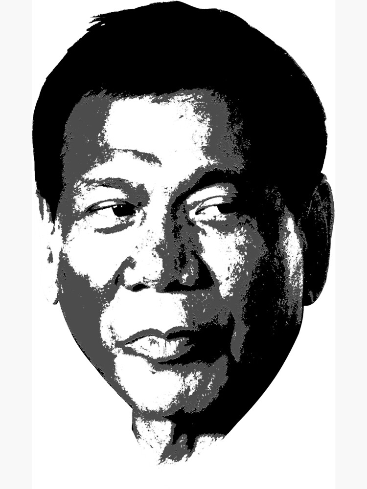 "Epic Duterte (shading)" Art Print for Sale by IsdaMan | Redbubble