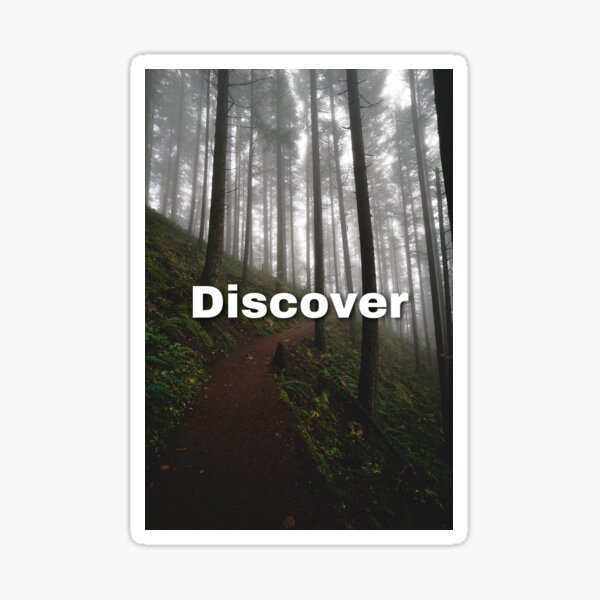 "Discover" Sticker for Sale by Rb-insta | Redbubble