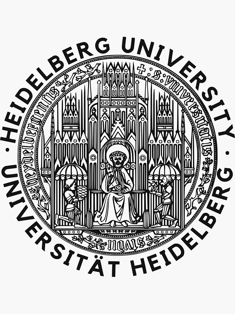 "Heidelberg University Universität Heidelberg" Sticker for Sale by ...