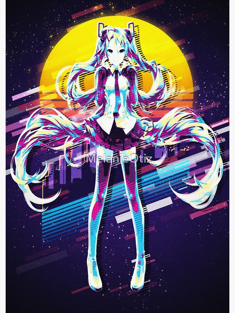 "Vitural Retro Miku" Photographic Print by MelanieOtiz | Redbubble
