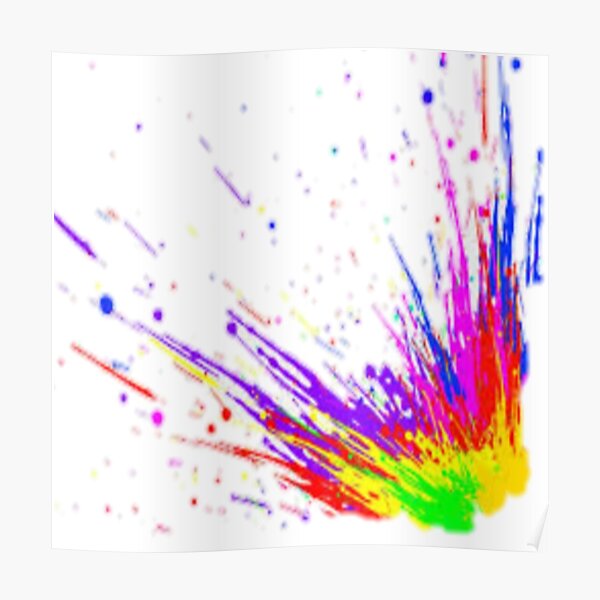 "color splash" Poster by HusseinB | Redbubble
